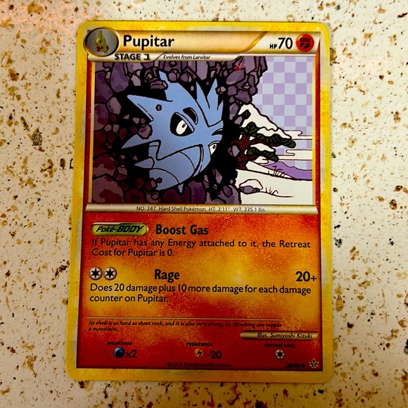 Toys | Pupitar Pokmon Card | Poshmark